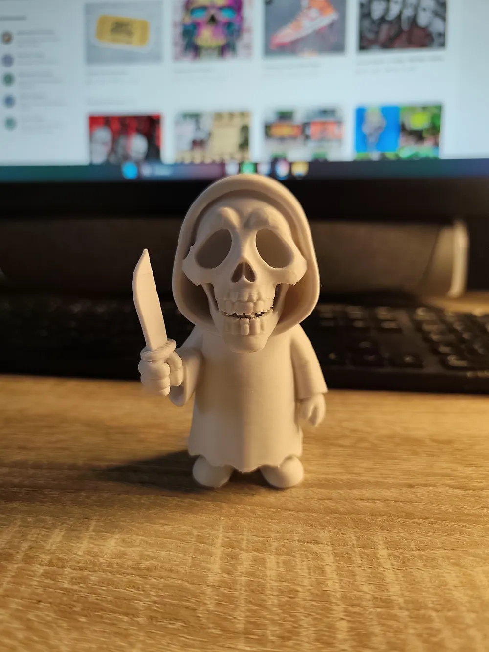 Skull Killer Chibi by 3DPrintsForYou MakerWorld: Download Free 3D Models