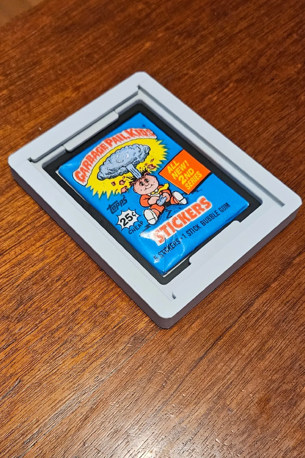 Display case for vintage trading card wax packs - Free 3D Print Model ...