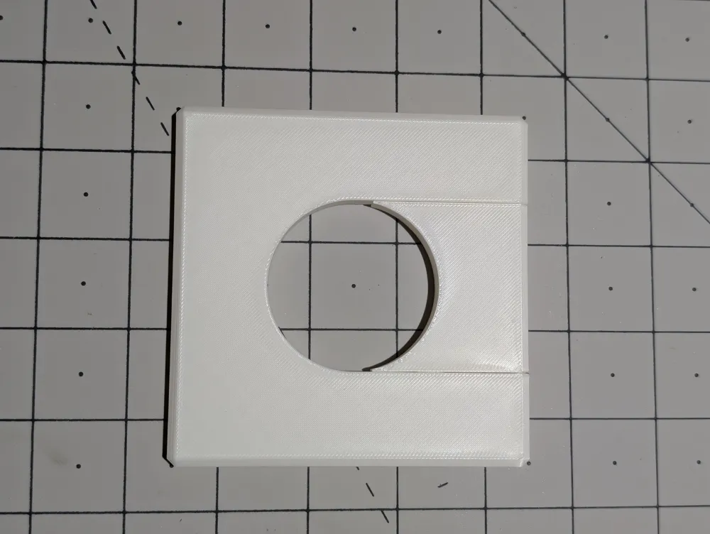 Square Split Flange Escutcheon for 1.5" PVC Pipe by MattsterPrinter ...