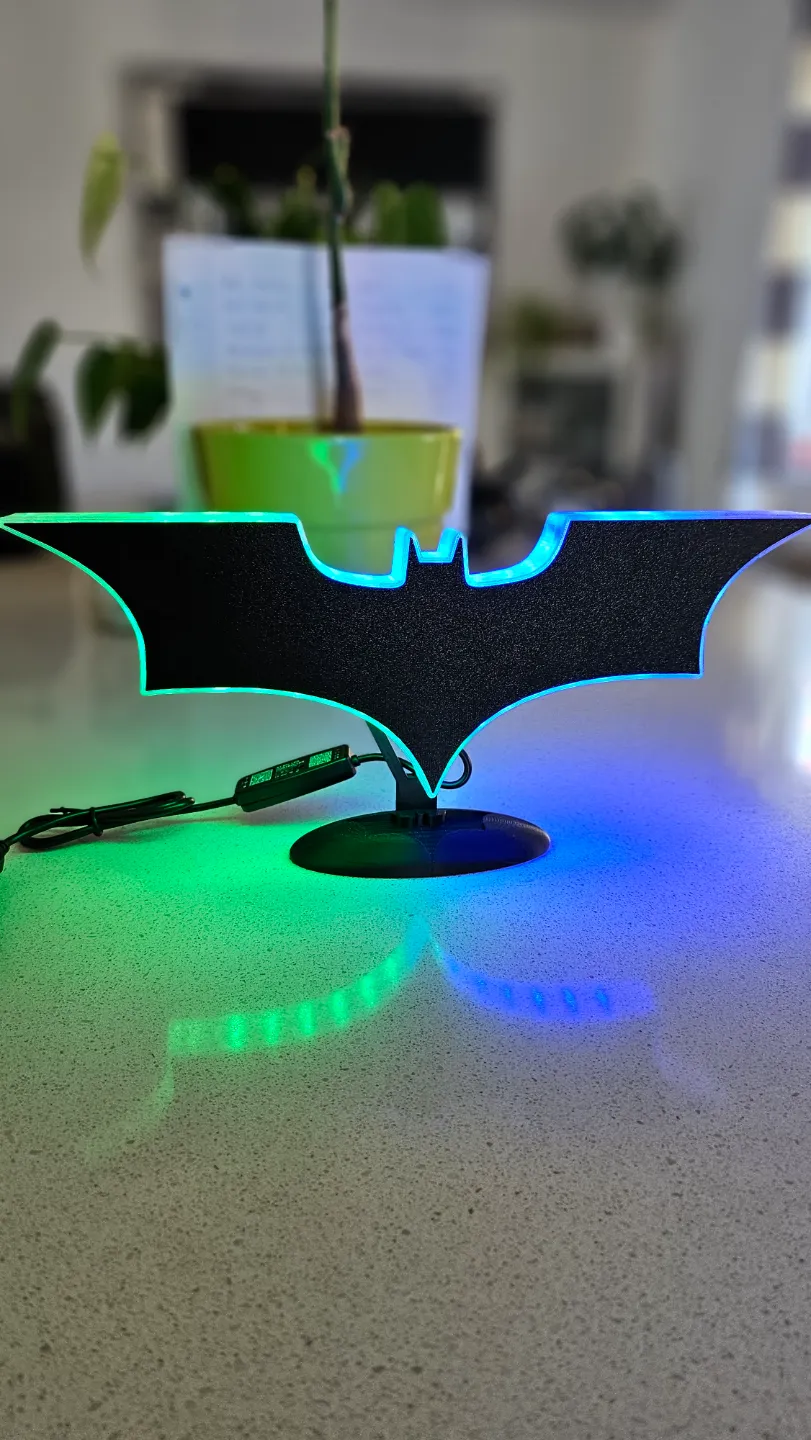 The Dark Knight LED Lightbox (2018) by Tommy Gun MakerWorld: Download ...