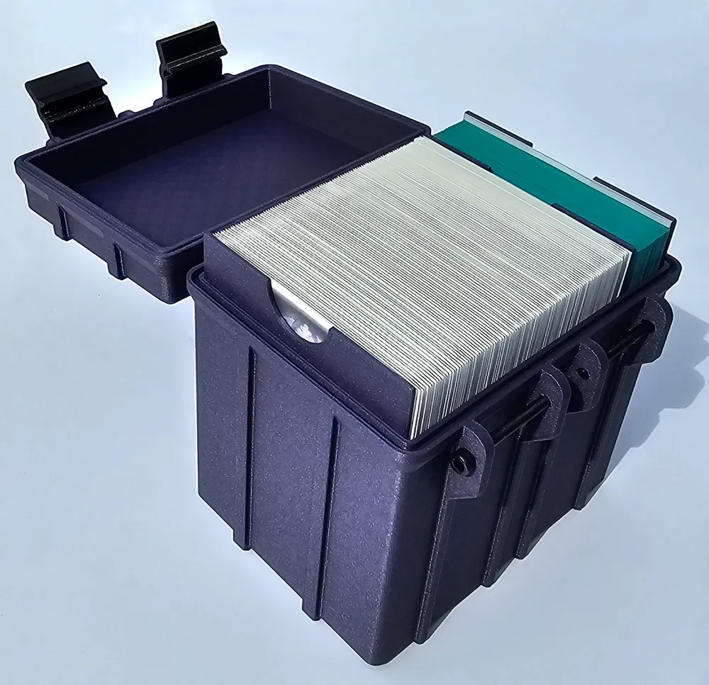 MTG Commander 120+ Rugged Deck Box w/ Dividers - Free 3D Print Model ...