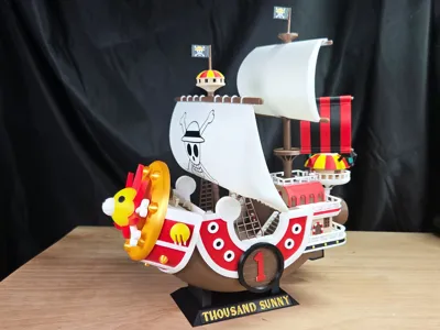 THOUSAND SUNNY - ONE PIECE - Free 3D Print Model - MakerWorld