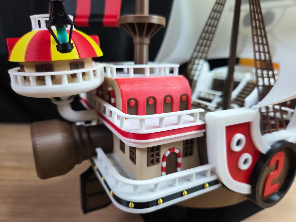 ONE PIECE - THOUSAND SUNNY por Savy_Maker MakerWorld: Baixe modelos 3D gratuitos