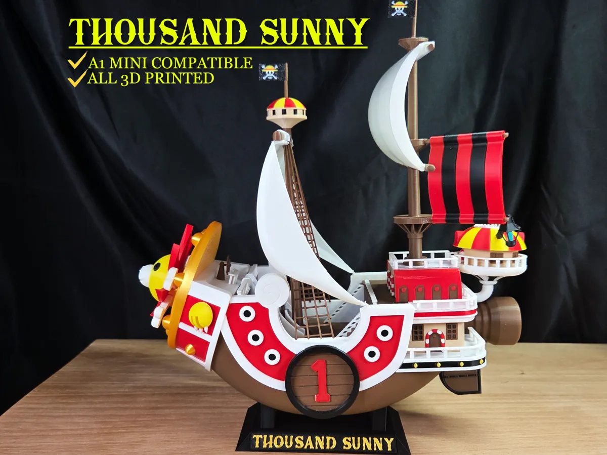 THOUSAND SUNNY - ONE PIECE por Savy_Maker MakerWorld: Baixe modelos 3D gratuitos