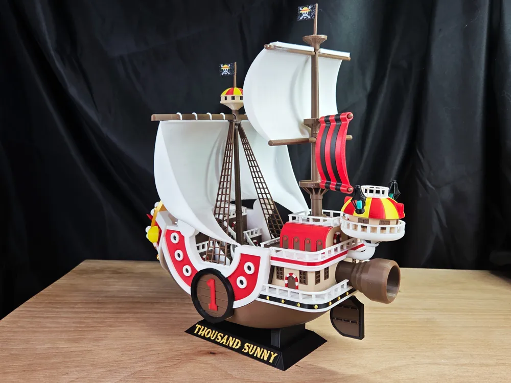 THOUSAND SUNNY - ONE PIECE por Savy_Maker MakerWorld: Baixe modelos 3D gratuitos
