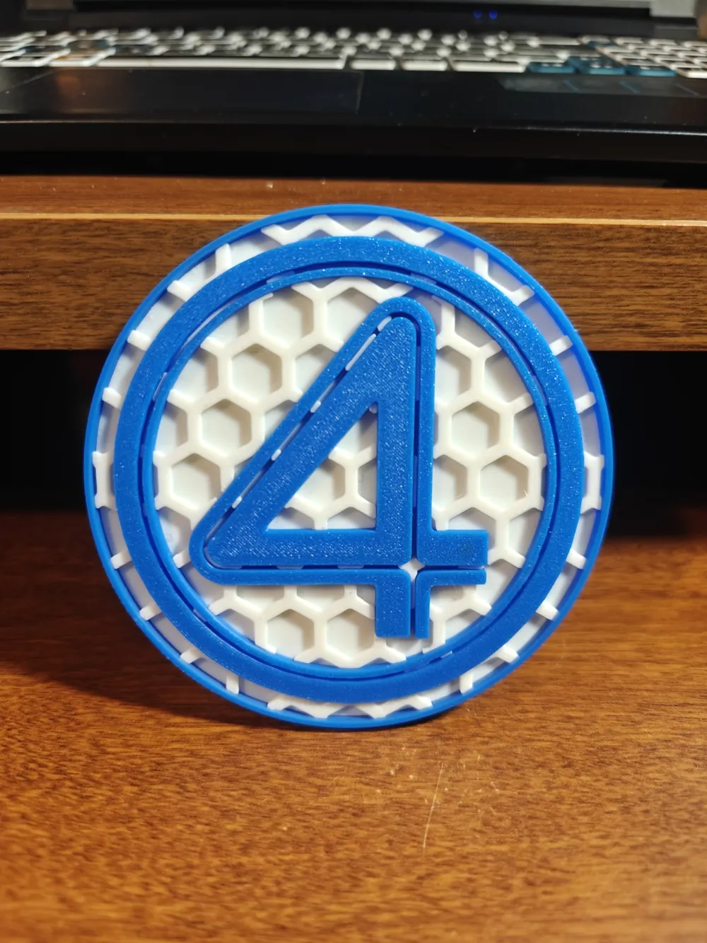 Fantastic Four: Hex Coaster - Free 3D Print Model - MakerWorld