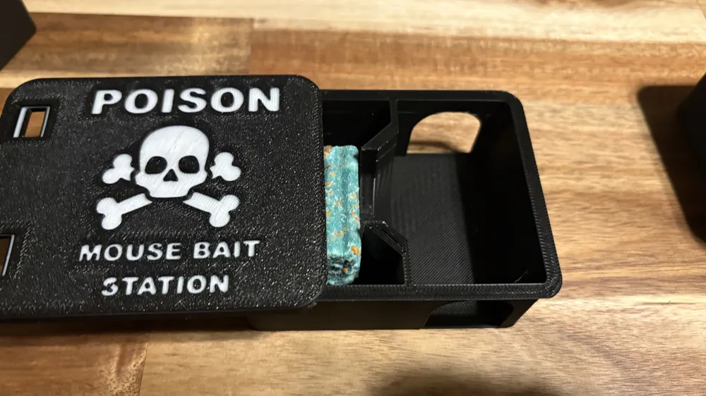 Mouse Bait Station - Free 3D Print Model - MakerWorld