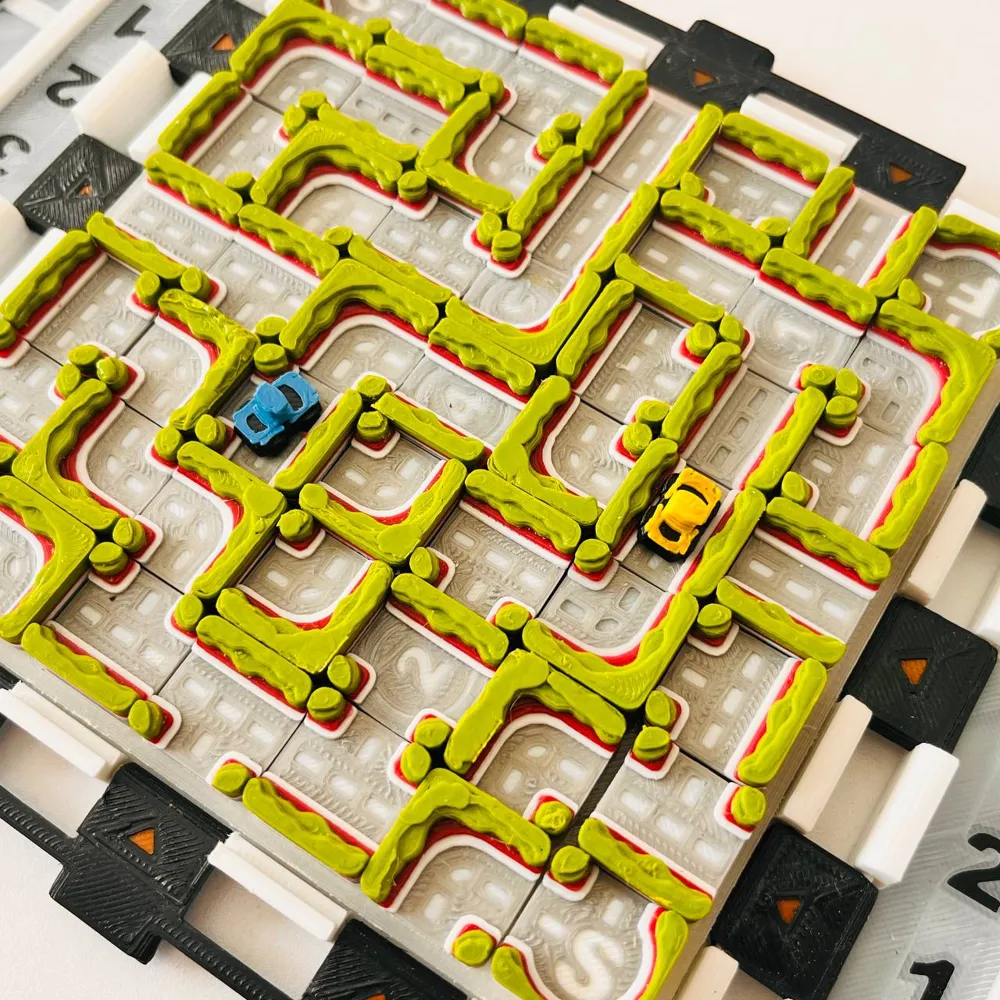 Maze Race - Sliding Maze Puzzle Game - Free 3D Print Model - MakerWorld