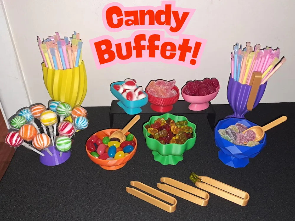 Candy Buffet by Clare3D MakerWorld: Download Free 3D Models