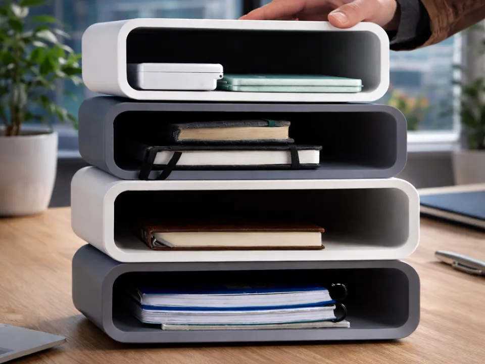 Modular office organizer box - Free 3D Print Model - MakerWorld