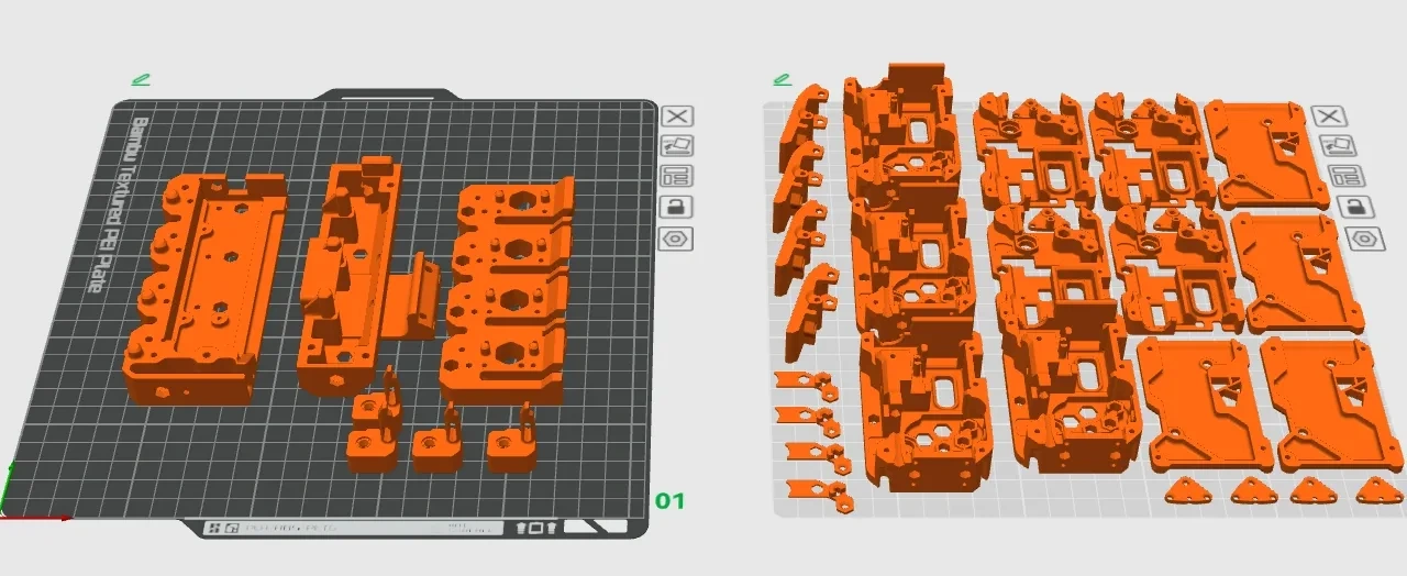 BMCU Component Set for A1 and A1 mini: 130 Original and Optimized ...