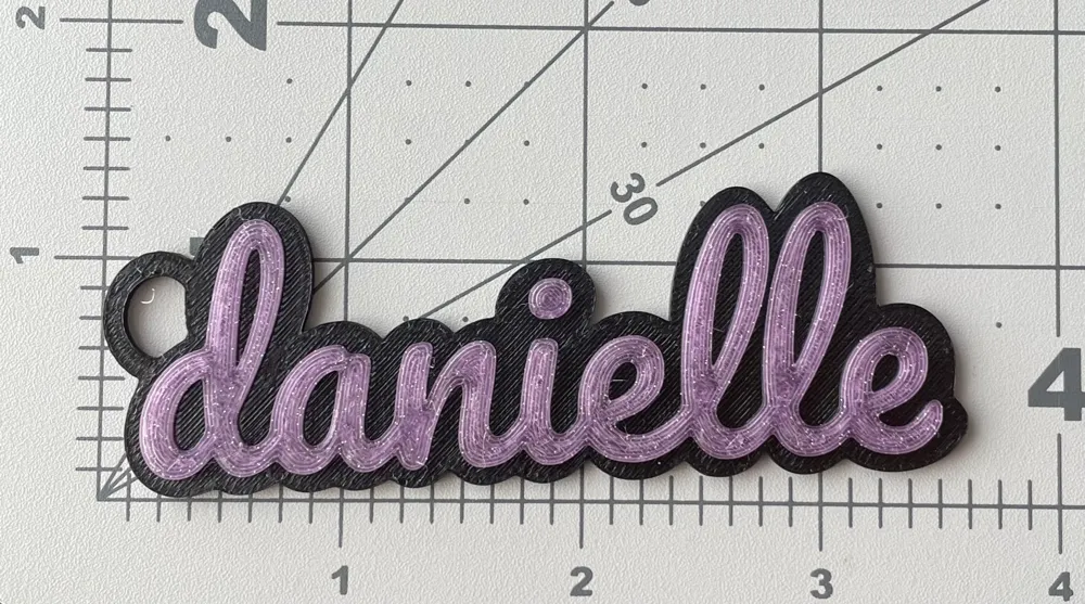 DANIELLE keychain by D Collmar - MakerWorld