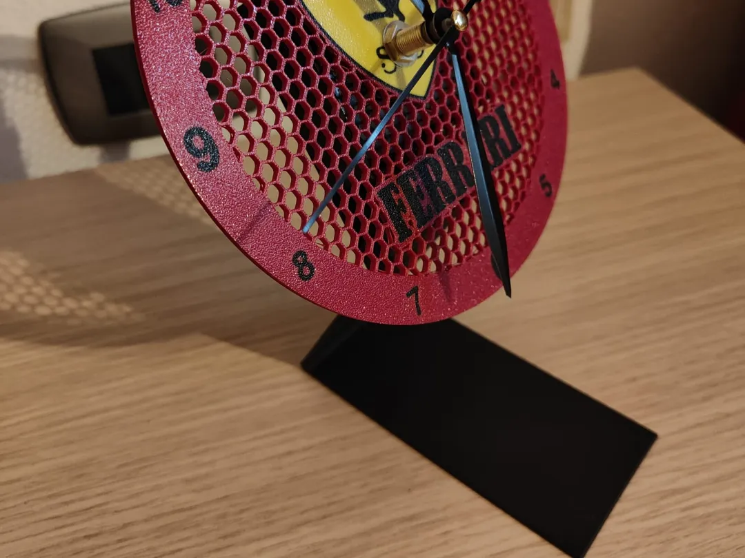 desk stand for clock - Free 3D Print Model - MakerWorld