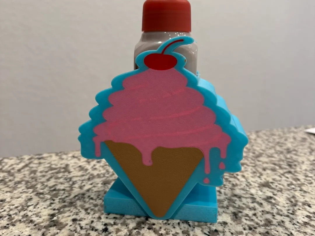 Ice cream cone BBW soap holder - Free 3D Print Model - MakerWorld