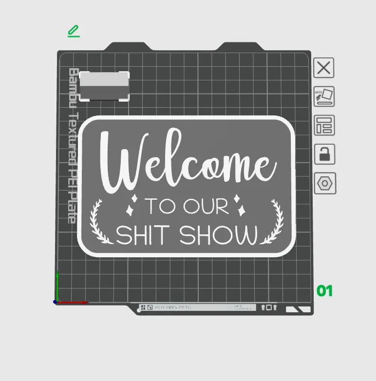 Welcome Sign / Funny / Wall Art / Decor by 3D Prints This Week - MakerWorld