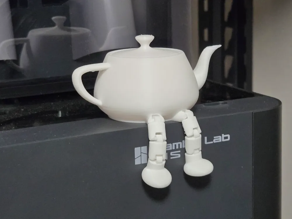 Teapot with legs - Free 3D Print Model - MakerWorld