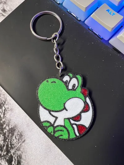 Yoshi Keychain by Munark - MakerWorld