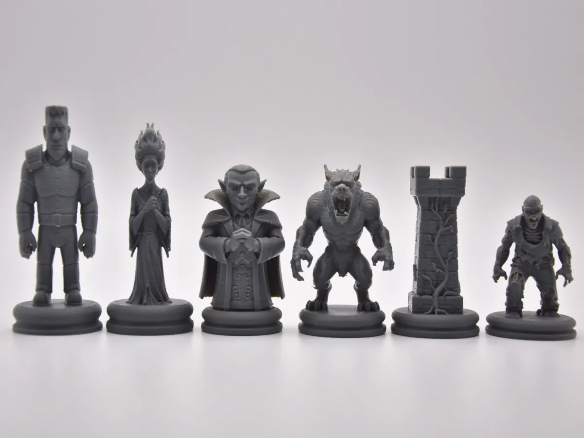 Monsters Chess Set - Free 3D Print Model - MakerWorld