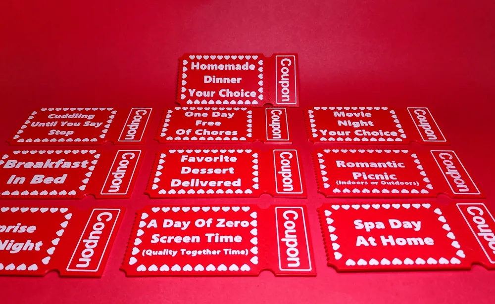 Love in a Box: Coupons for Your Special One - Free 3D Print Model ...