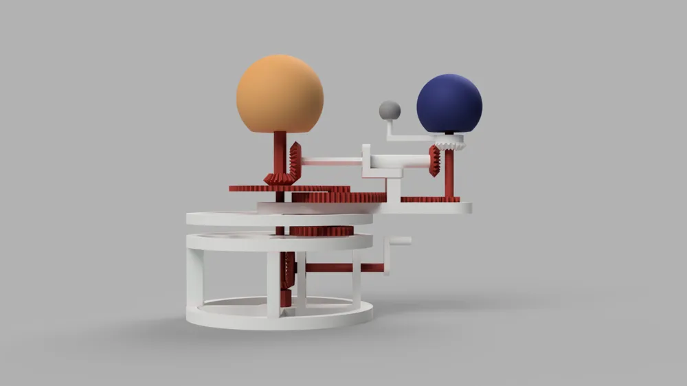 Sun-Earth-Moon Model (correct dependencies) - Free 3D Print Model ...