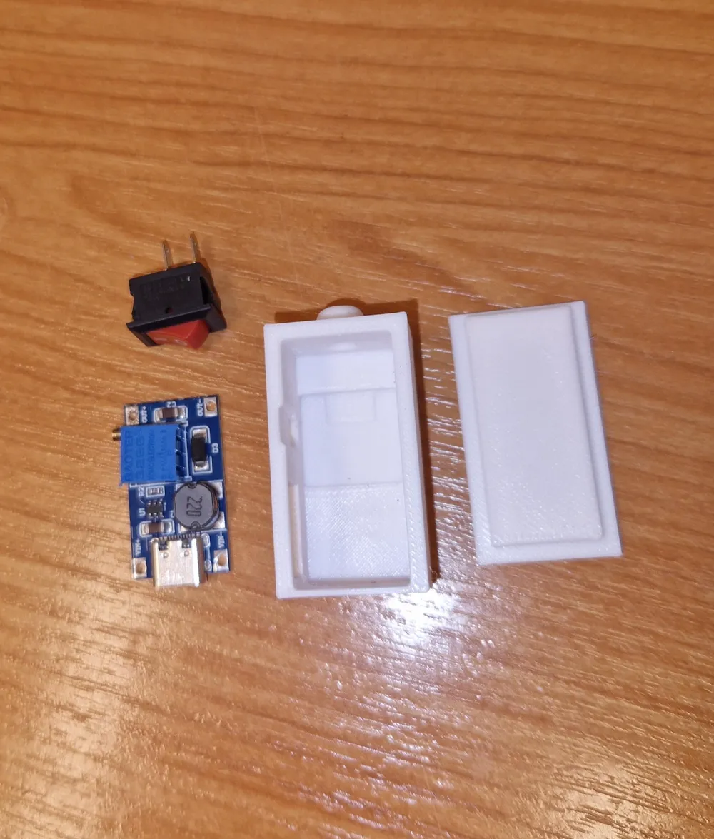 Bambu Lab A1 LED Light Bar, USB-C dcdc step up 12V box by Jendapce ...