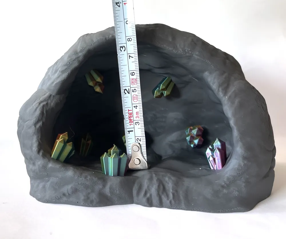 Crystal Cave - Display diorama for minis by Bash Studio 3D MakerWorld ...