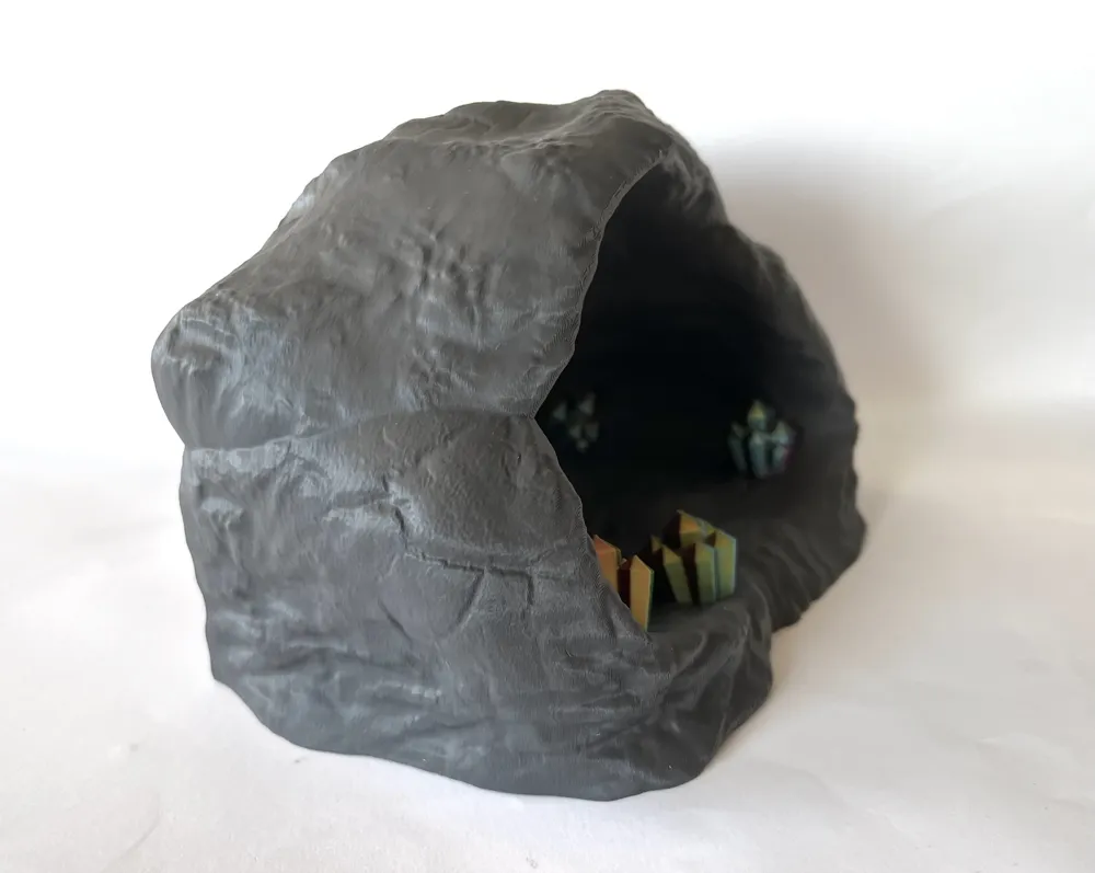 Crystal Cave - Display diorama for minis by Bash Studio 3D MakerWorld ...