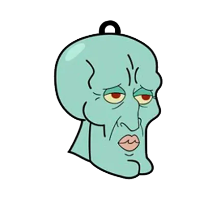 Sigma Squidward keychain by ZQ_MN - MakerWorld