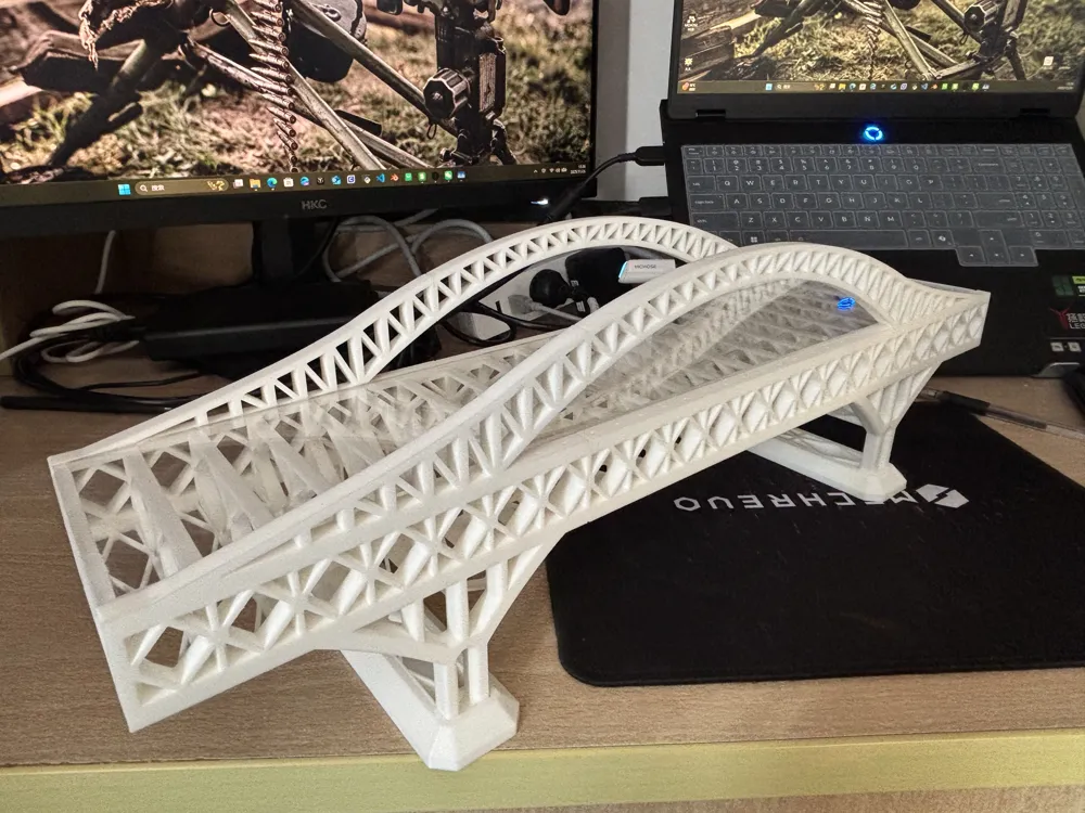 Truss Bridge Model - Free 3D Print Model - MakerWorld