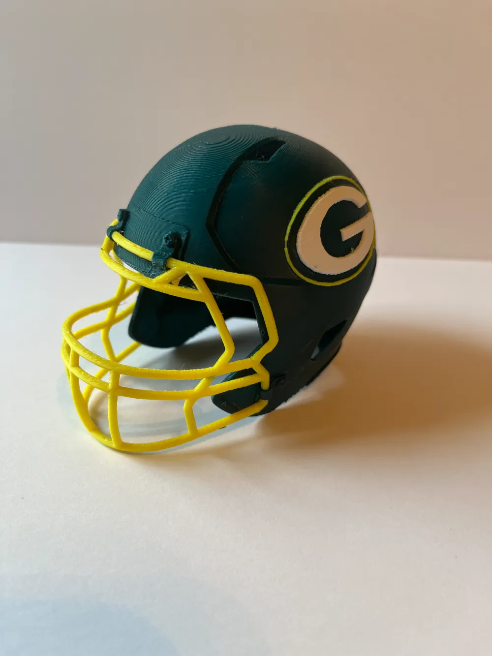 Green Bay Packers Helmet - Free 3D Print Model - MakerWorld