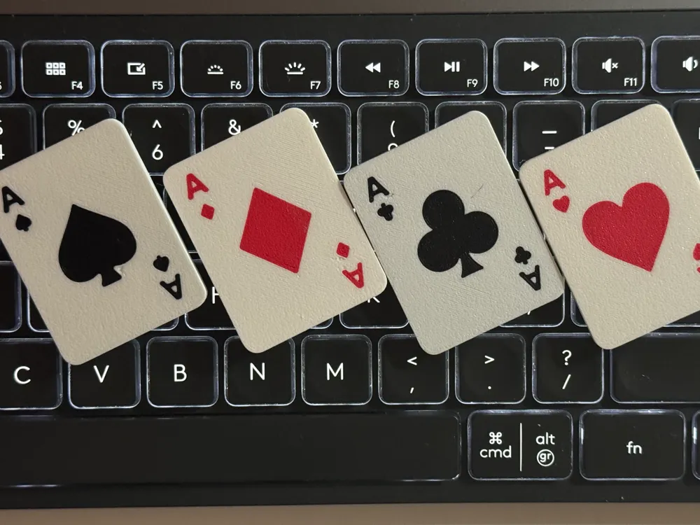 Playing Card Fridge Magnets by A_ilterish - MakerWorld