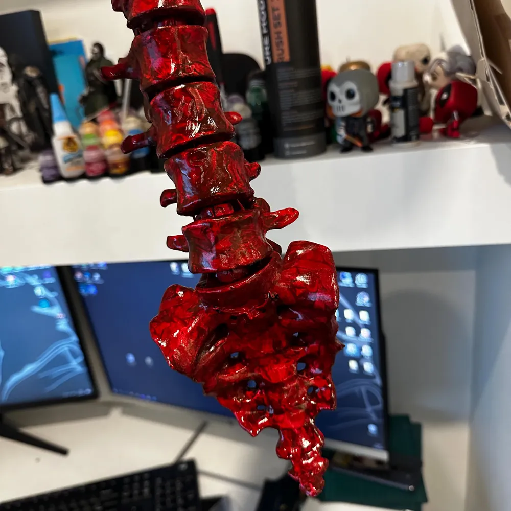Ripped skull and spine for cosplay human-real size - Free 3D Print ...