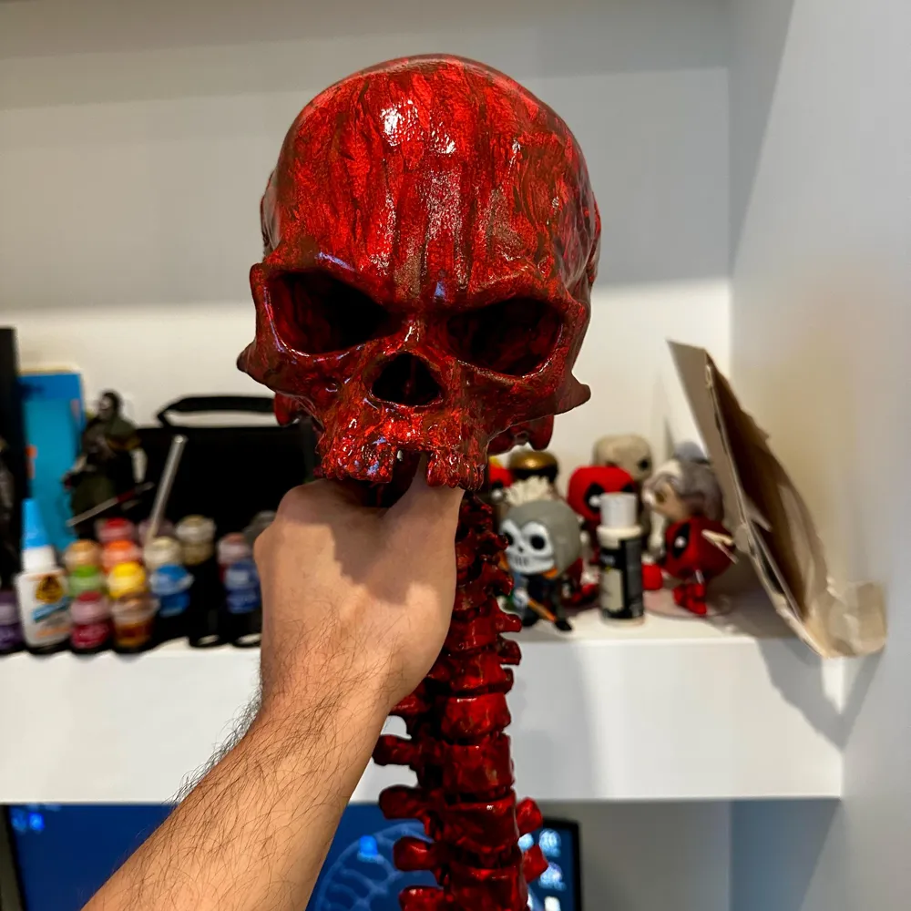 Ripped skull and spine for cosplay human-real size - Free 3D Print ...
