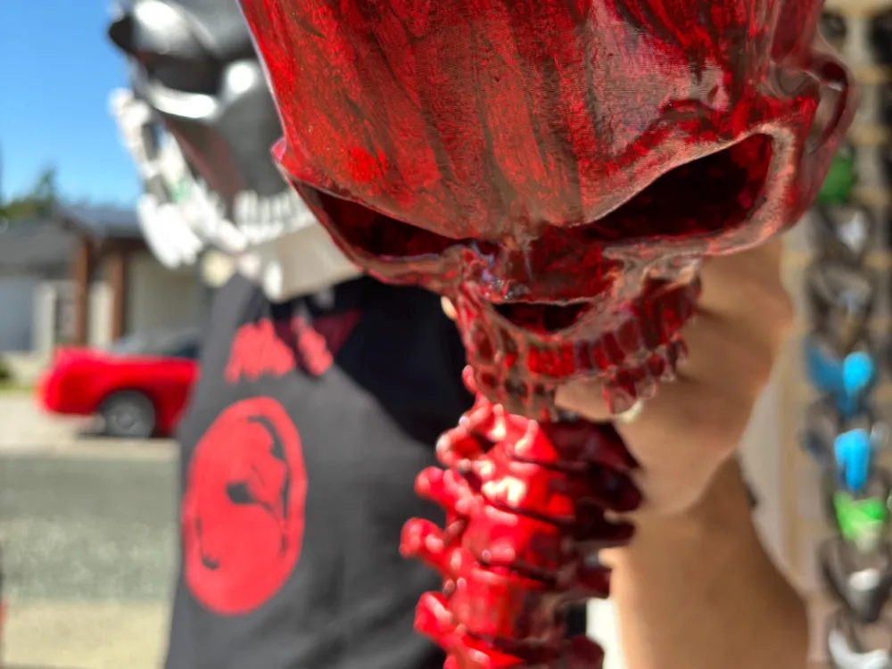 Ripped skull and spine for cosplay human-real size - Free 3D Print ...
