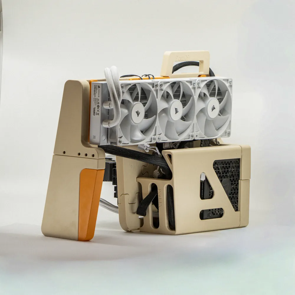 MARMALADE: The Portable Open-Frame Matx PC case - Free 3D Print Model ...