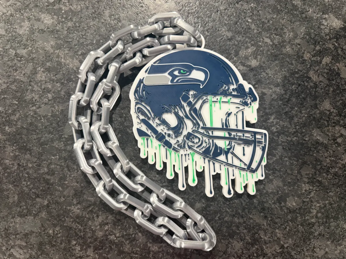 Seattle Seahawks Helm Drip Hype Kette – Kostenloses 3D-Druckmodell ...