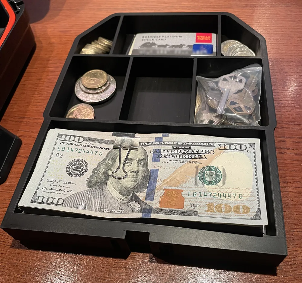 Money Tray for Vaultek Lifepod 2.0 safe - Free 3D Print Model - MakerWorld