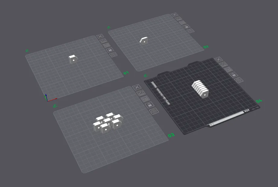 "Hex" Screw tabs for gridfinity snap-on baseplates by Denetor03 ...