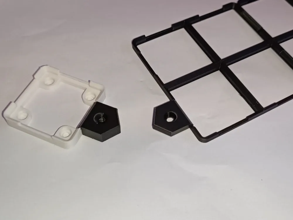 "Hex" Screw tabs for gridfinity snap-on baseplates by Denetor03 ...