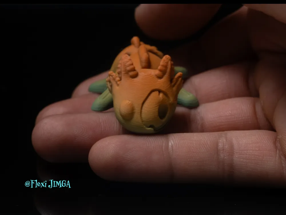 Zombie Axolotl - Articulated & Keychain - Free 3D Print Model - MakerWorld