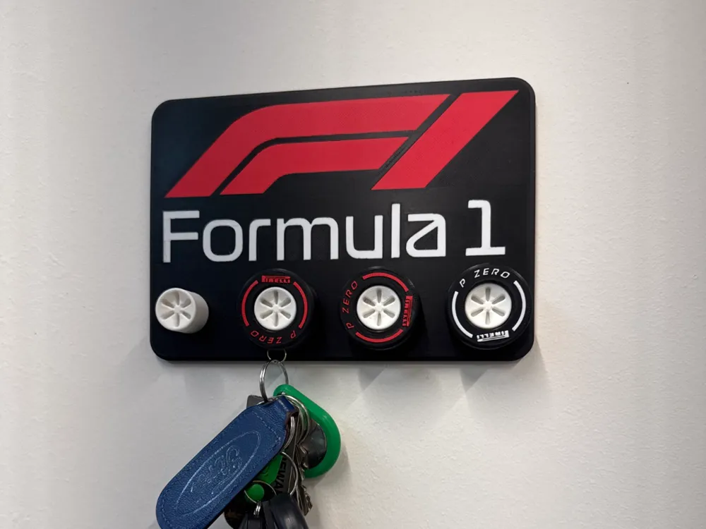 F1 Key Holder by Monza Labs Design MakerWorld: Download Free 3D Models