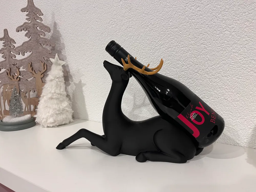 WINE STAND DESIGN / STAG WINE RACK DESIGN by 3D.Fuchsbau - MakerWorld