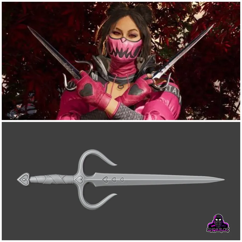 Mileena sai from MK1 - Heart Eater by ShQ@r.Ok - MakerWorld