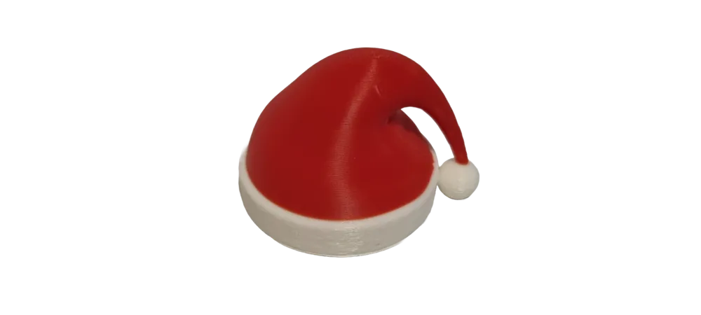 Santa Hat With Pom Pom by 3D Vibe - MakerWorld