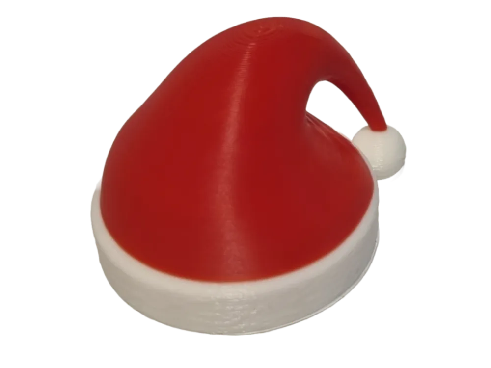 Santa Hat With Pom Pom by 3D Vibe - MakerWorld