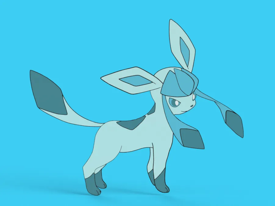 Glaceon Wall Art by Sitsero - MakerWorld