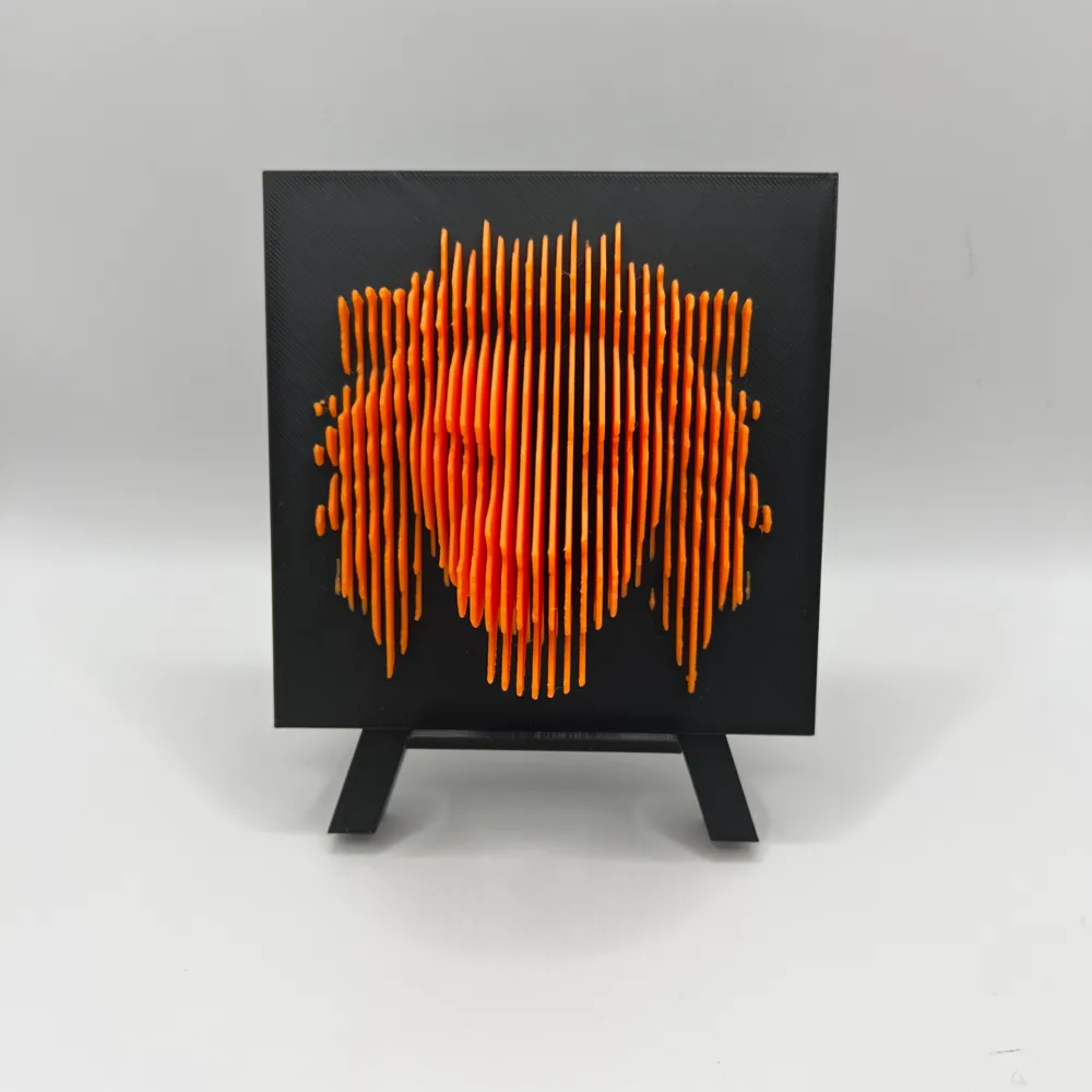 Layered Lion Sculpture - Wall Art by TeocinMakerWorld: Download Free 3D ...