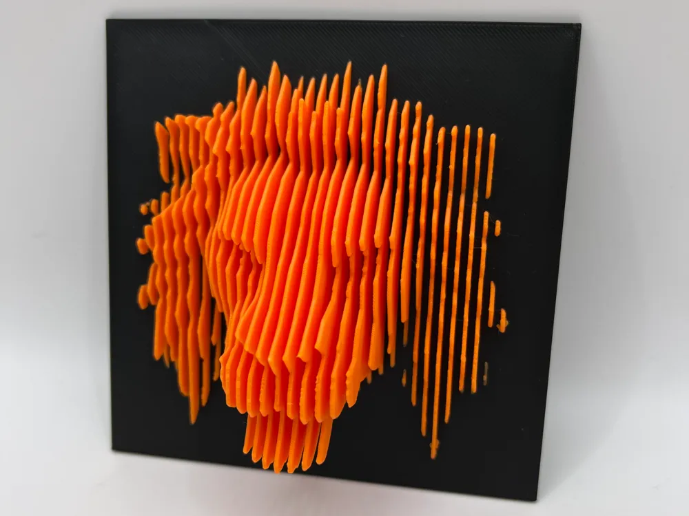 Layered Lion Sculpture - Wall Art by Teocin MakerWorld: Download Free ...