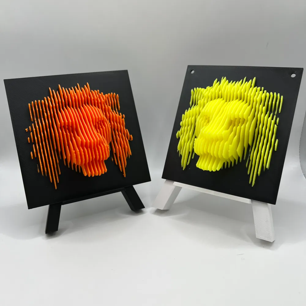 Layered Lion Sculpture - Wall Art - Free 3D Print Model - MakerWorld