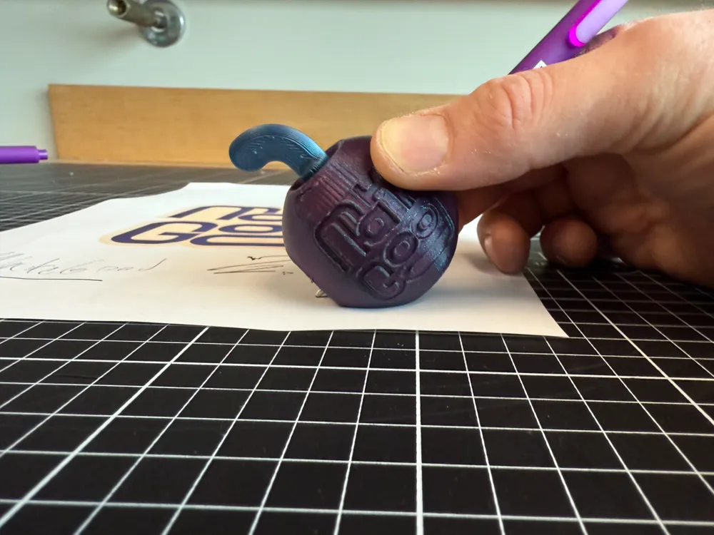 MakeGood Pen Ball - Small - Writing Device - Free 3D Print Model ...